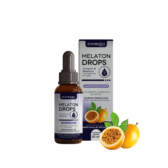 Melaton Drops Endogen – Melatonina Líquida para Sono Profundo, Relaxam ...